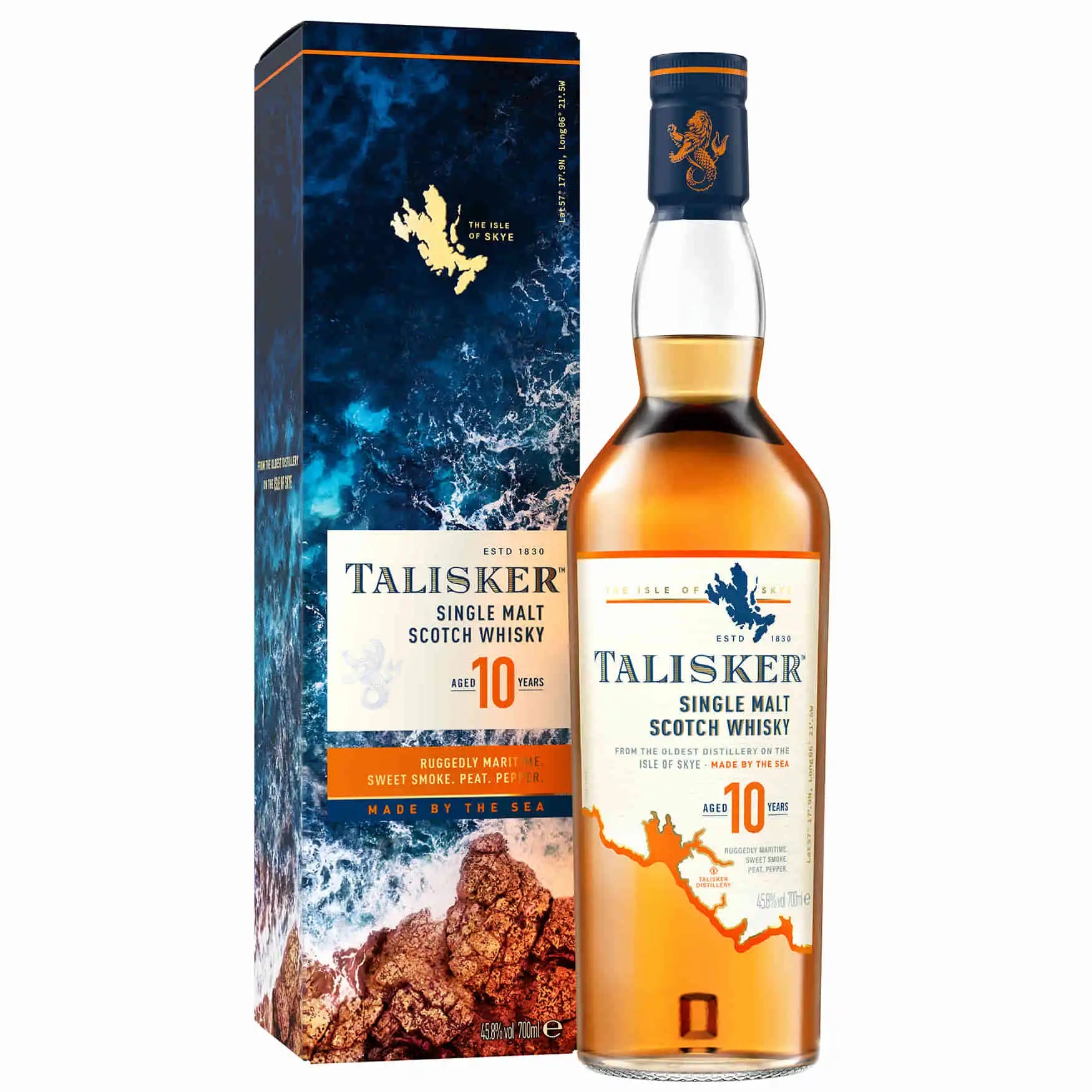 Talisker Single Malt Scotch Whisky 10y 45,8% 0,7l – vingrossen.com
